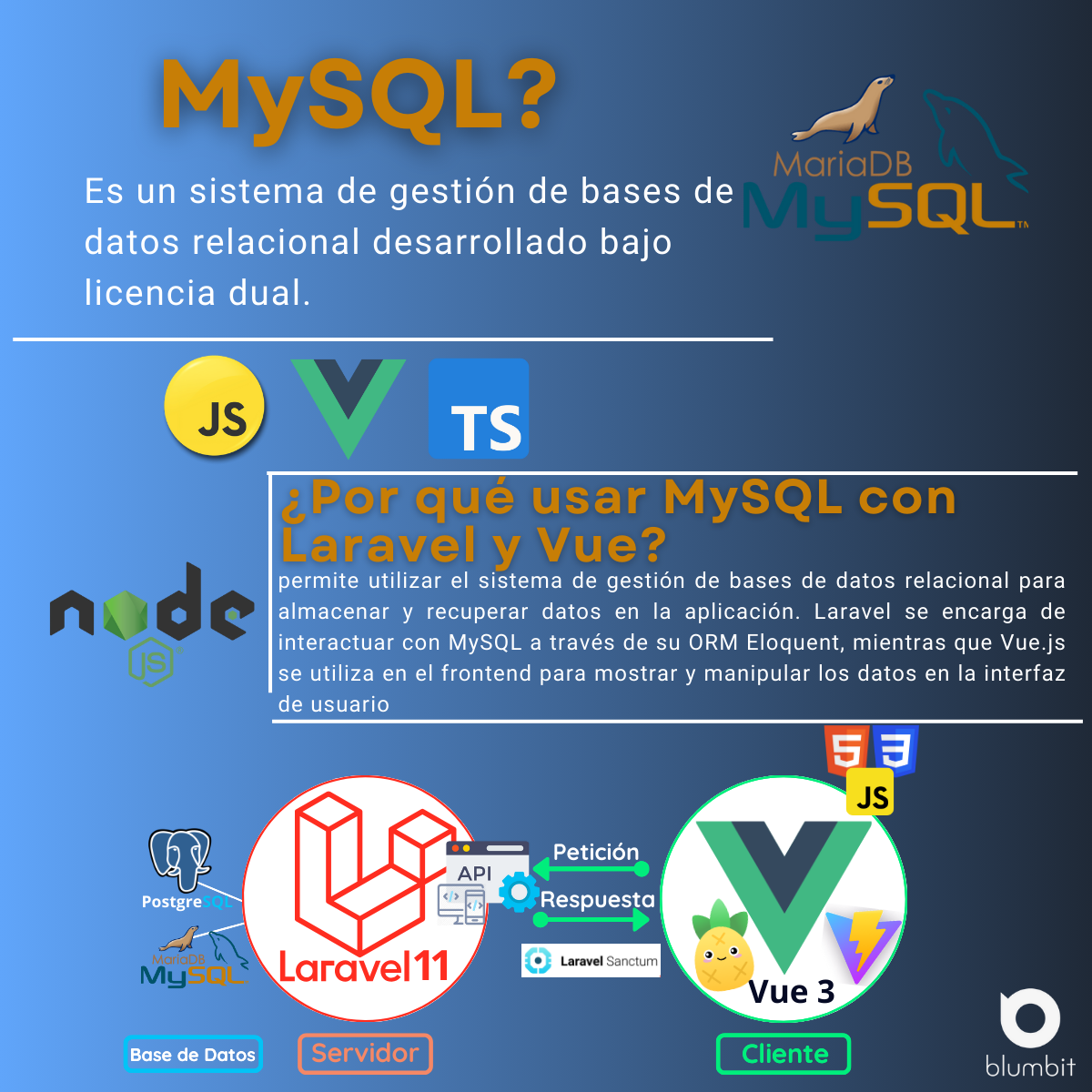 Laravel y Vue | Blumbit